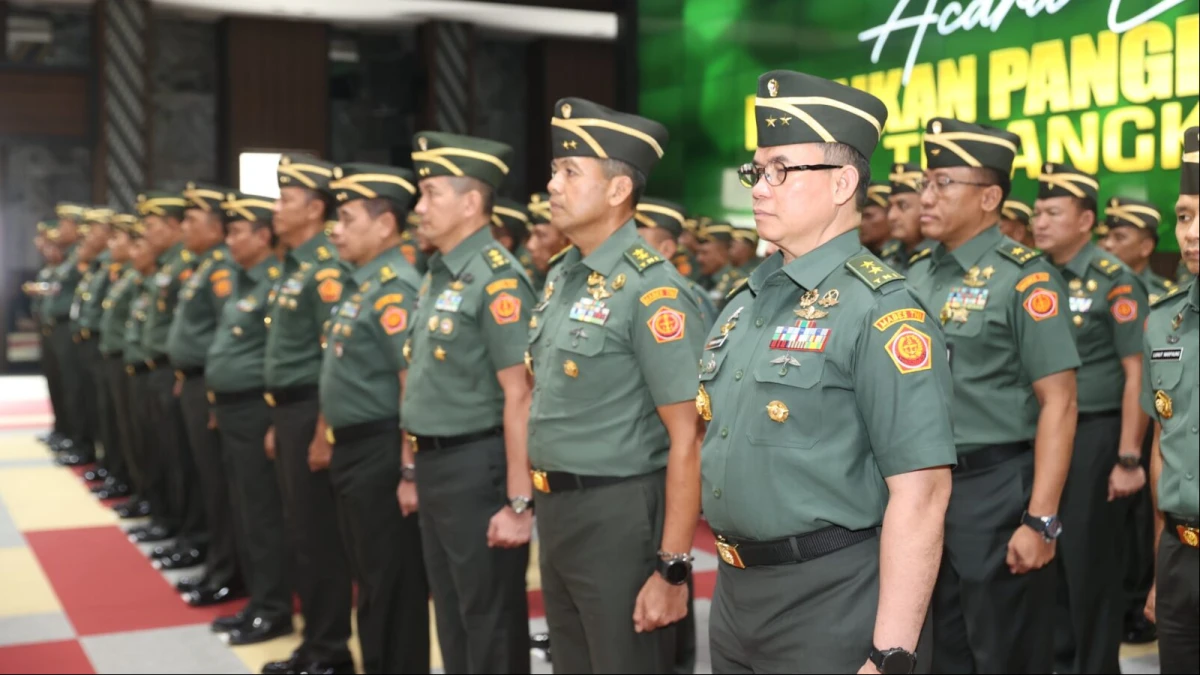 60 Kolonel TNI AD Resmi Pecah Bintang, 20 Brigjen Naik Pangkat Jadi ...